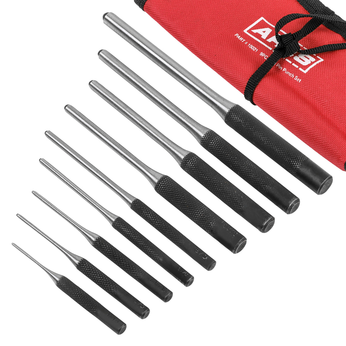 ARES 10021 9 Piece Roll Pin Punch Set