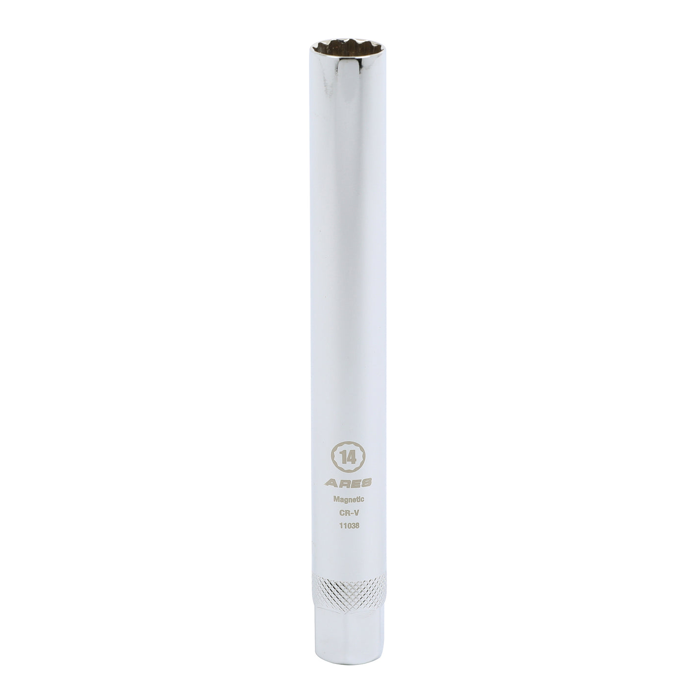 ARES 11038 - Extra Deep 14mm Thin Wall Magnetic Spark Plug Socket ...