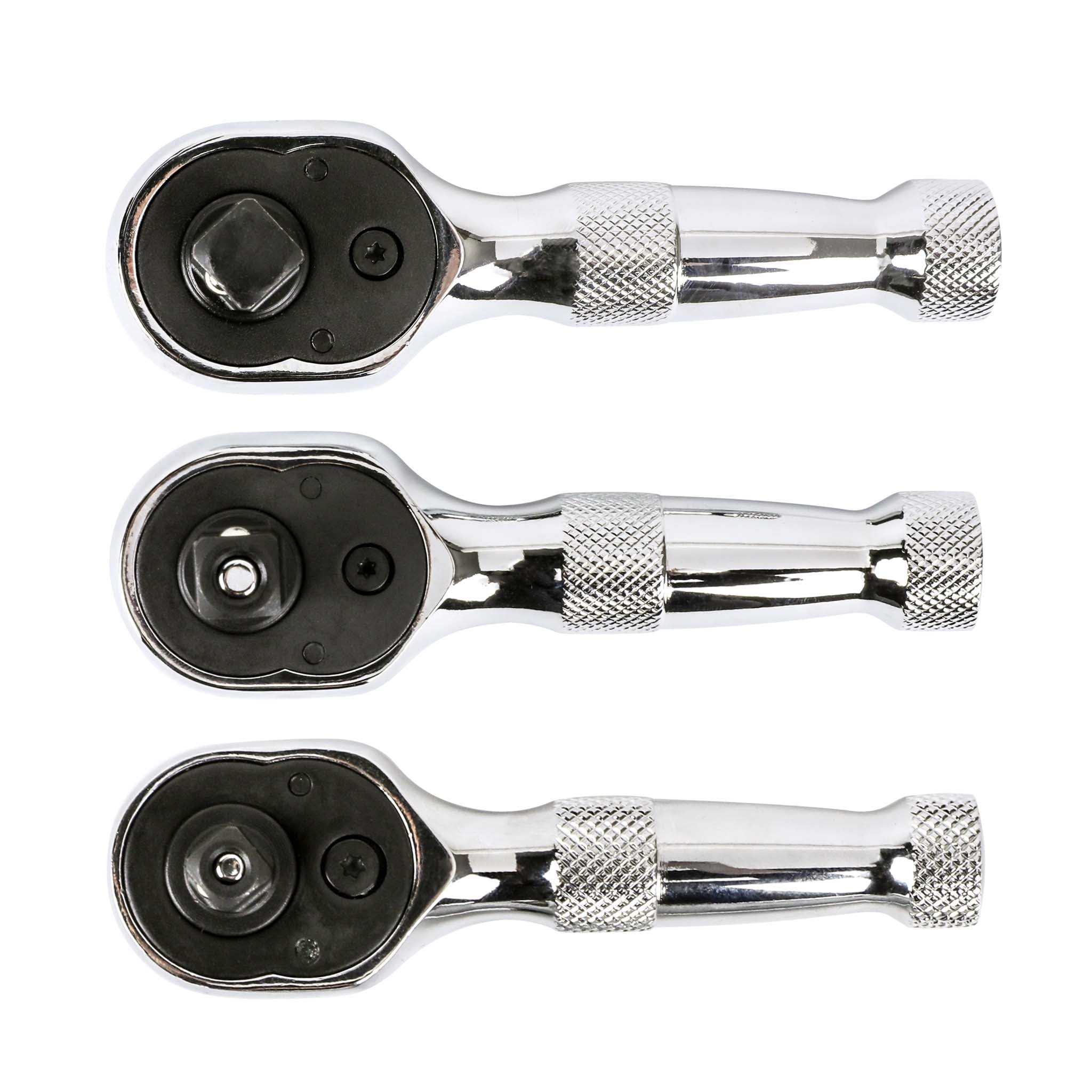 3-Piece 72-Tooth Stubby Ratchet Set – ARES Tool, MJD Industries, LLC