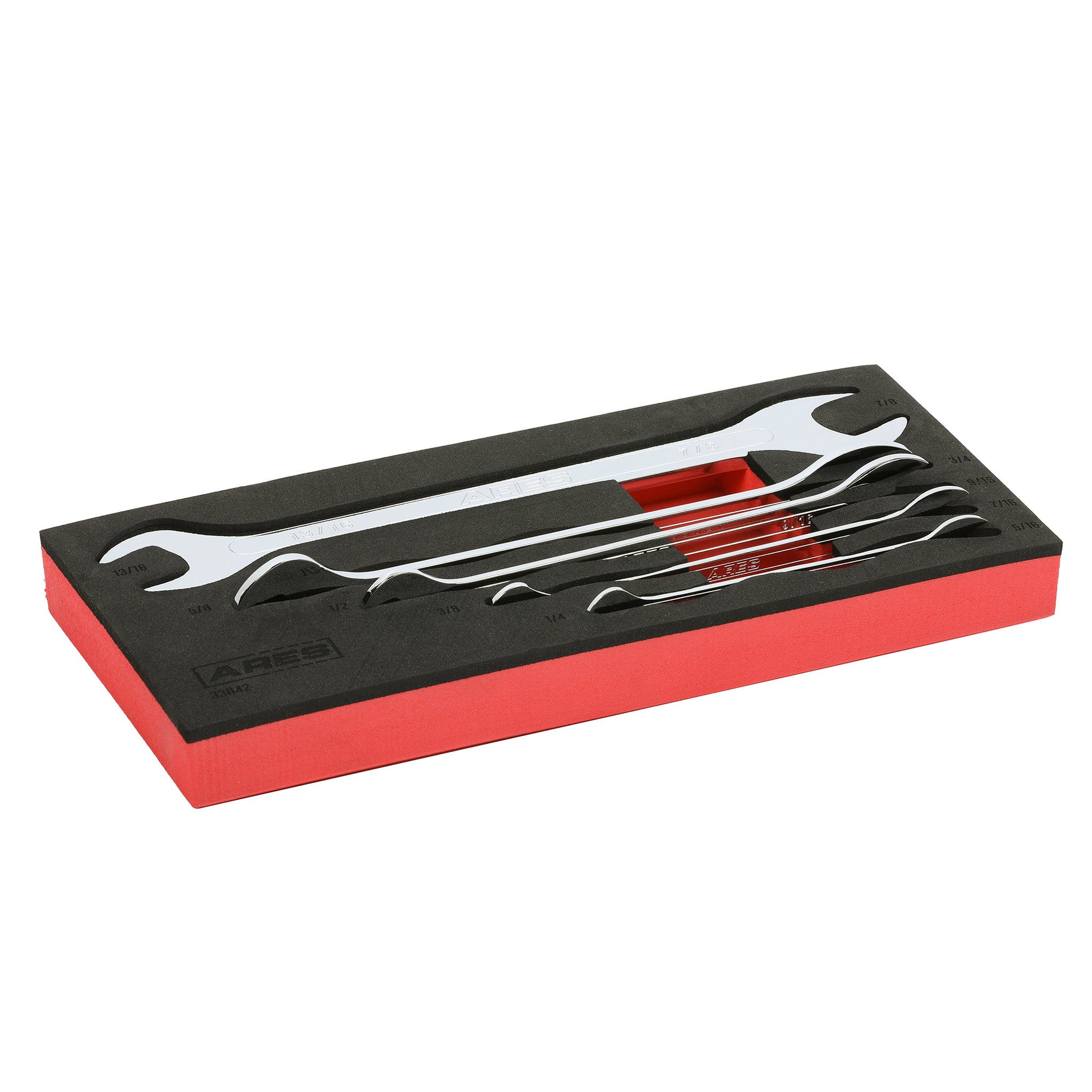 ARES 33042 - 5-Piece SAE Ultra-Thin Profile Double Open-End Wrench Set ...